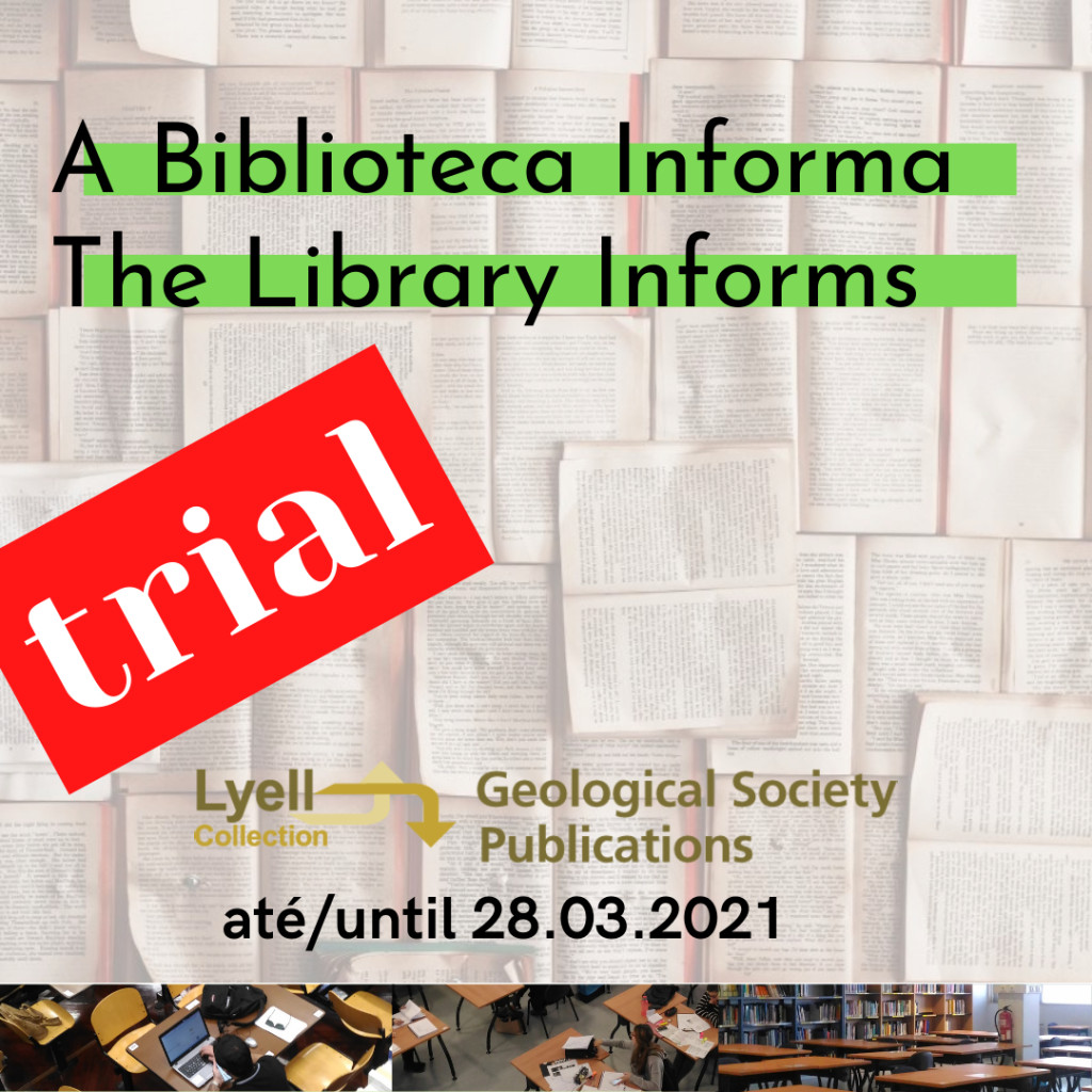 The Library Informs: trial to access The Lyell Collection | Biblioteca